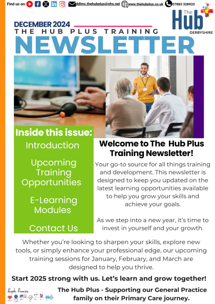 The Hub Plus Training & E-Learning Newsletter